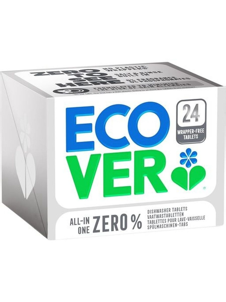 Ecover Экологические Таблетки для посудомоечной машины Zero% 24шт 420г купить на OZON по низкой ...