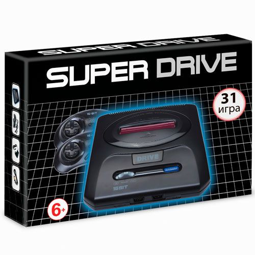 Игровая приставка 16-bit Super Drive Classic (31 игра) купить на OZON ...