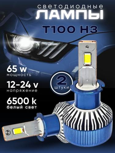 1 отзыв на Компактные Светодиодные Лампы H3 12-24V h3 от покупателей OZON