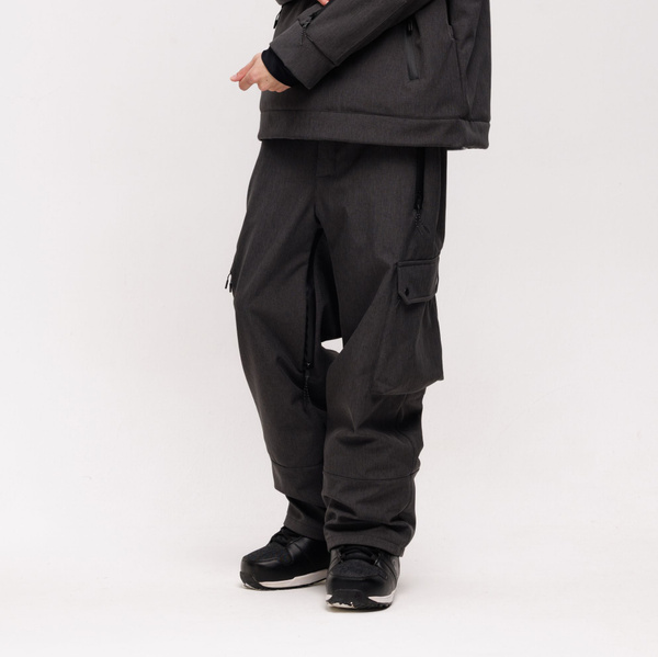 Брюки утепленные Женский, Мужской CHUKCHA темно-серый Softshell Спортивный, размер 40, 42 ...