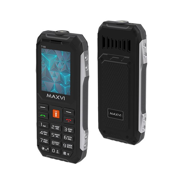 Мобильный телефон Maxvi T100 black купить на OZON по низкой цене ...