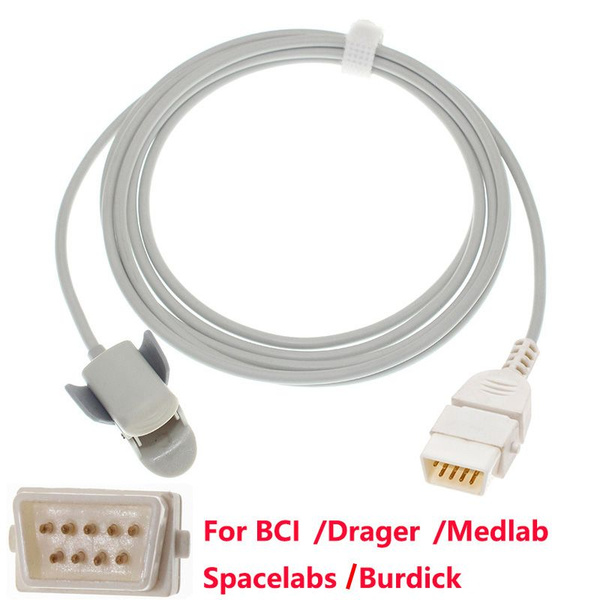 Совместимый датчик Spo2 BCI Spacelabs Burdick PRO2 Drager Oxipc 2000 ...