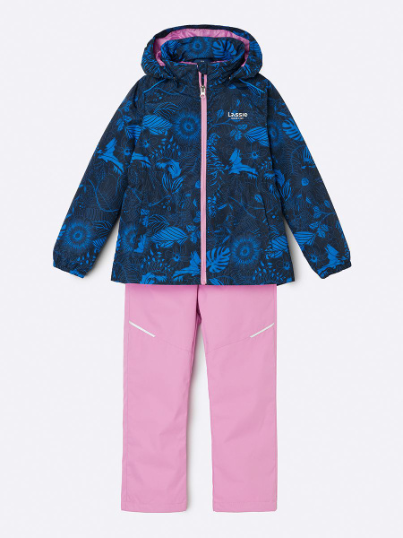Комплект верхней одежды Девочки Lassie Демисезон, размер 110 синий, розовый купить c доставкой ...