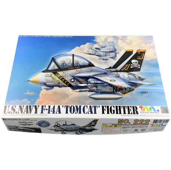 Tiger Model NO.222 U.S. Navy F-14A Tomcat сборная модель самолета Q ...