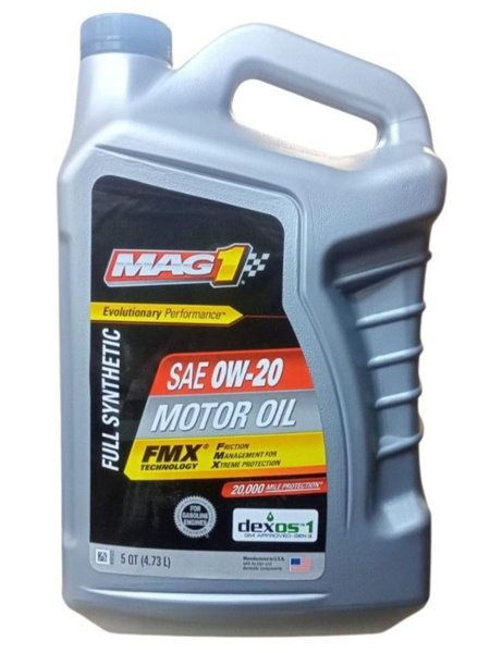 Масло моторное MAG 1 FULL SYNTHETIC FMX 0W-20 DEXOS1 GEN3 0W-20 ...