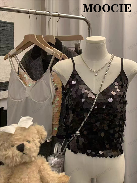 Топ Женский MOOCIE черный, размер 40, 46 Политекс Без рукавов Повседневный Китай купить c ...