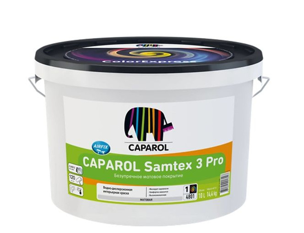 Samtex 3 PRO база1 10л Caparol краска ВД для внутренних работ купить на OZON по низкой цене ...