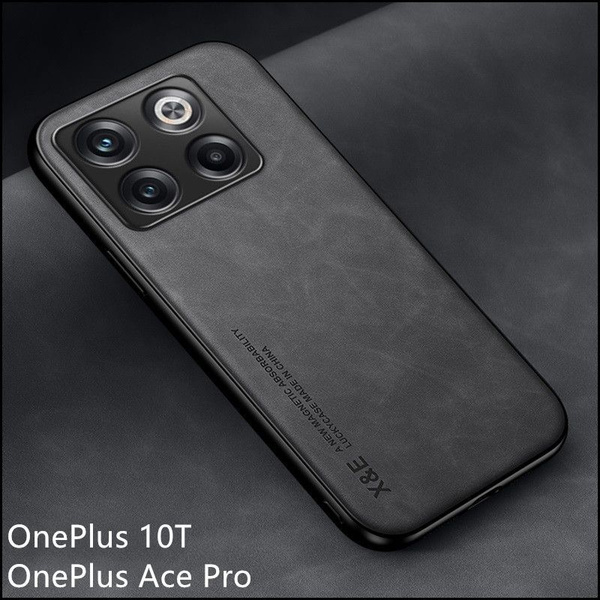 Кожа чехол для OnePlus 10T / OnePlus ACE Pro 5G Магнитное притяжение ...
