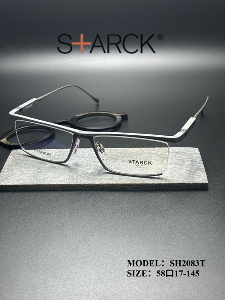 Очки для зрения STARCK SH2083T: прямоугольная оправа, унисекс, с ...