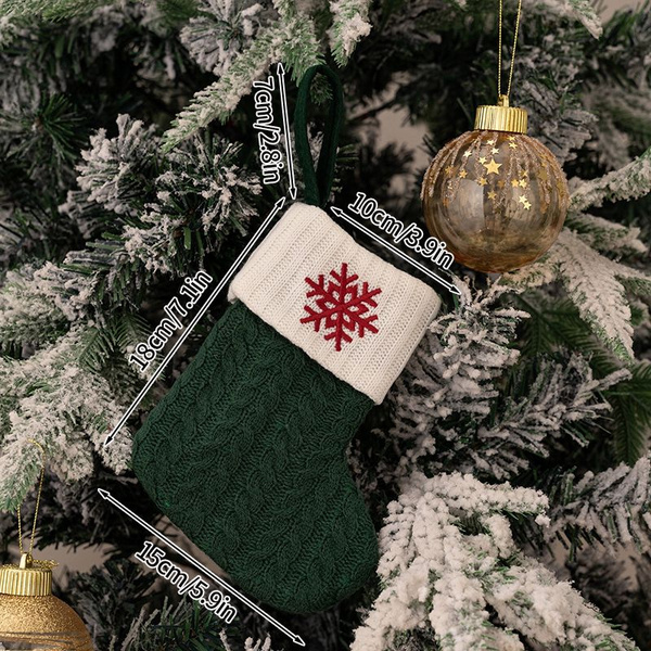 Рождественский носок сапожок для декора, для подарков 1 шт. купить c ...