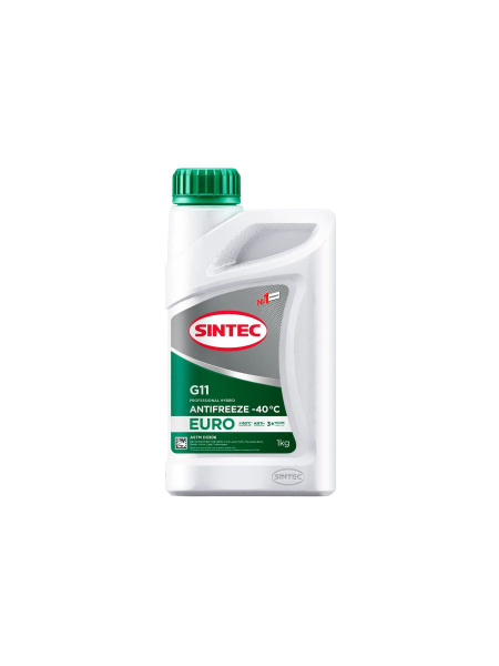 Антифриз SINTEC EURO ( 40) зеленый G11 1 кг купить на OZON по низкой цене (3015171728)