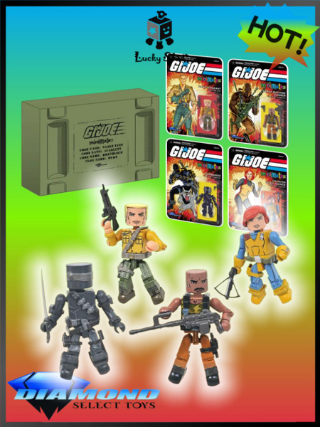 Фигурка,Diamond Select Toys,G.I. Joe Minimates Series 1 Carded Box Set ...