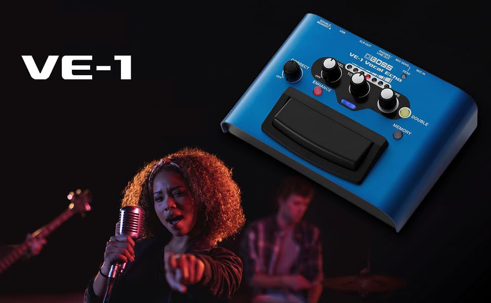 BOSS VE-1 Многофункциональная педаль эффектов Vocal Echo ...