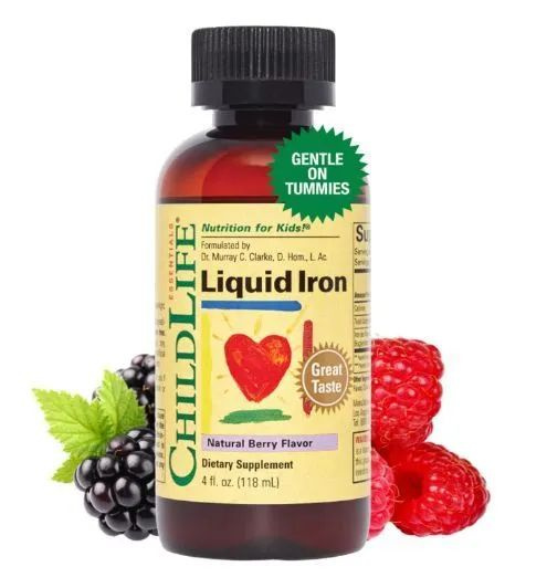ChildLife, Liquid iron, жидкое железо для детей, 118 мл - купить с ...