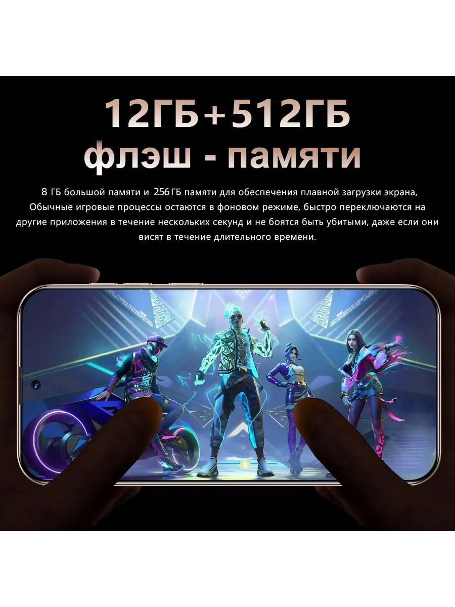 Смартфон i15 PRO max-TF 512 ГБ 12 ГБ Белый 6.8 IPS C.i15 PRO max-TF купить c доставкой на OZON ...