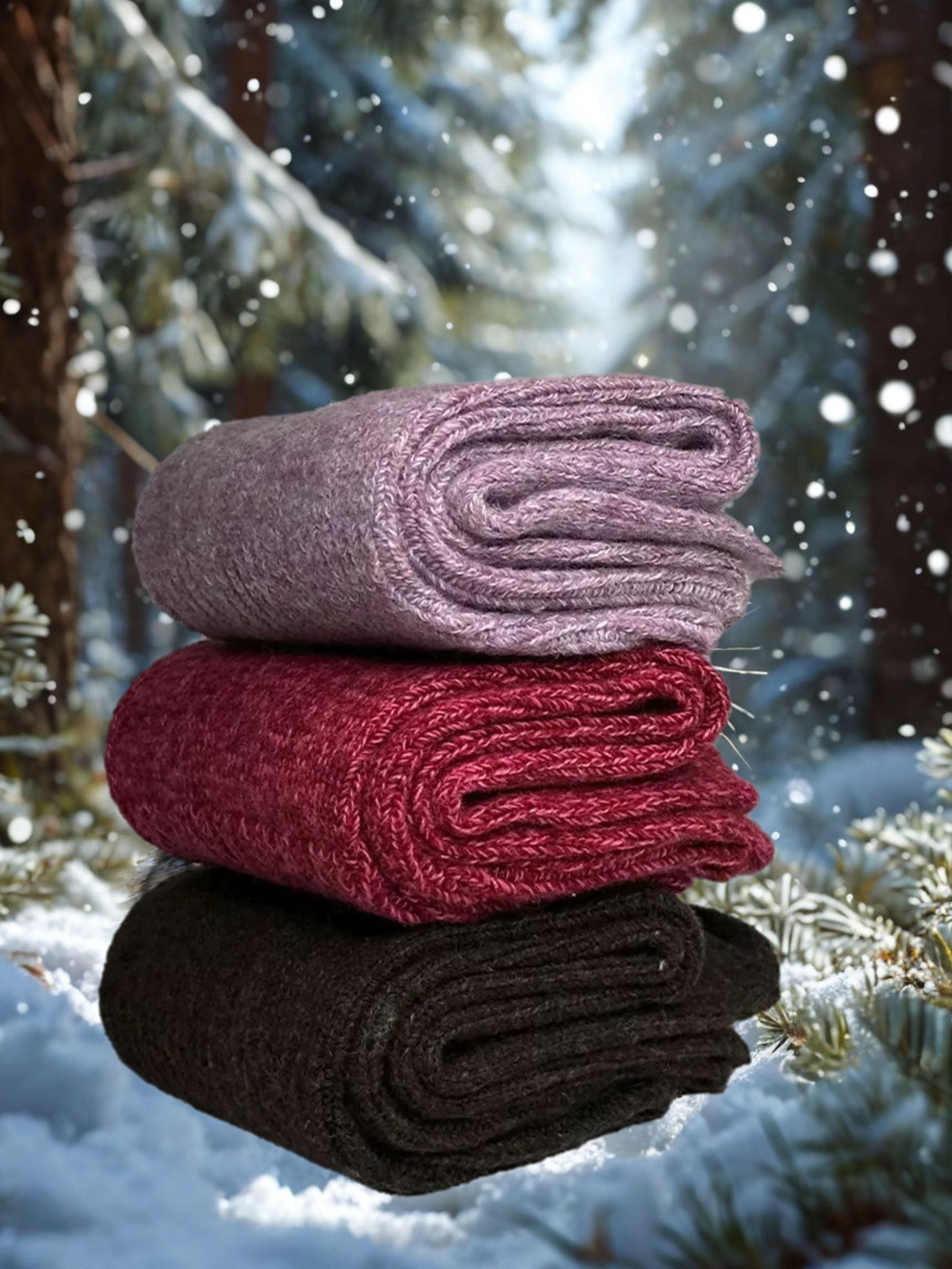 Носки Женский Easyform, размер 37, 38 Ангора, Шерсть Альпинизм, Беговые лыжи Зима коричневый ...