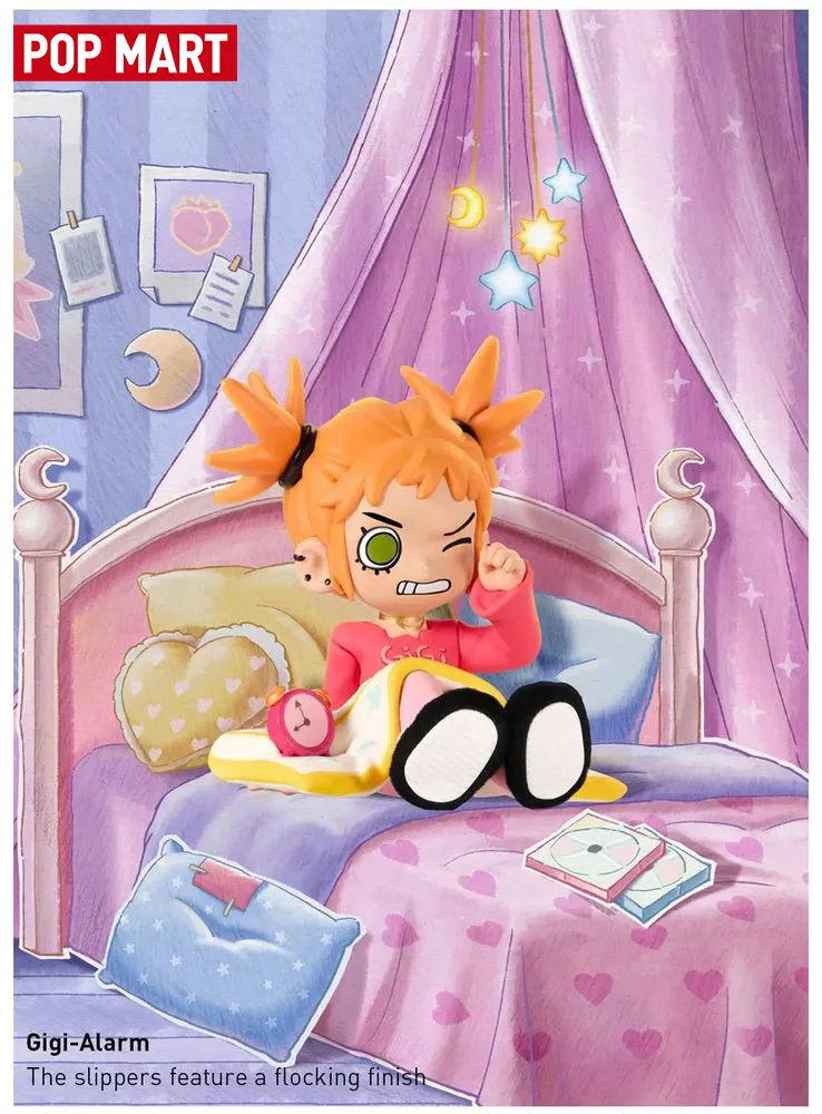 100% Original оригинал POP MART - Lil Peach Riot Sleepover Series ...