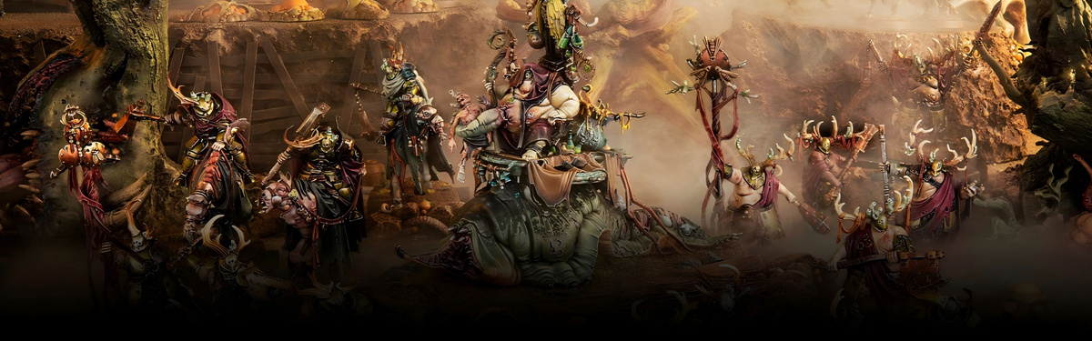 Warhammer Age of Sigmar миниатюры Maggotkin of Nurgle: Sloven Knights ...