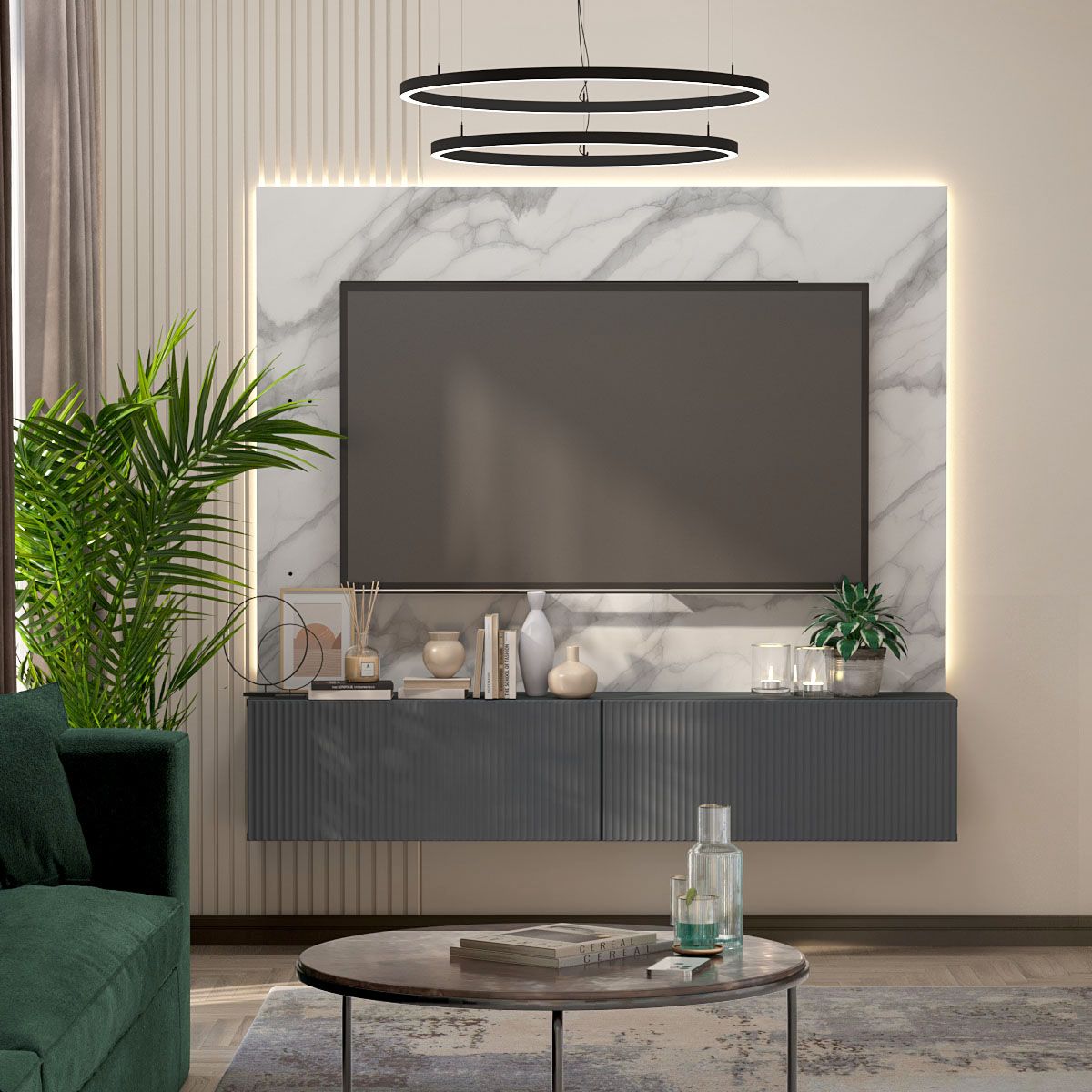 Тумба под ТВ STROYKA ЛДСП, 150x27x30 см купить c доставкой на OZON по ...