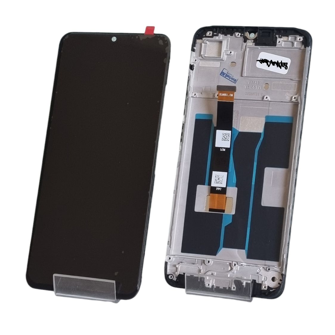 Дисплей Realme C53 (RMX-3760) модуль в черной рамке (In-Cell) купить на ...