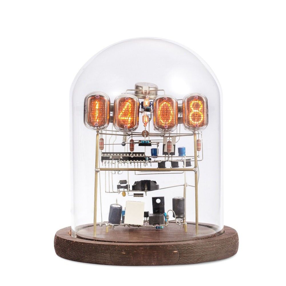 IN-12 Nixie Tube Clock Цифровые ламповые часы Панк Цифровые ламповые ...