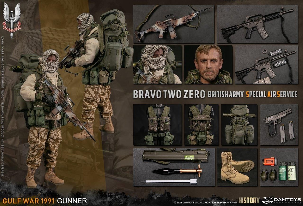 DAMTOYS DAM78099, Bravo Two Zero British Army Special Air Service 1991 ...