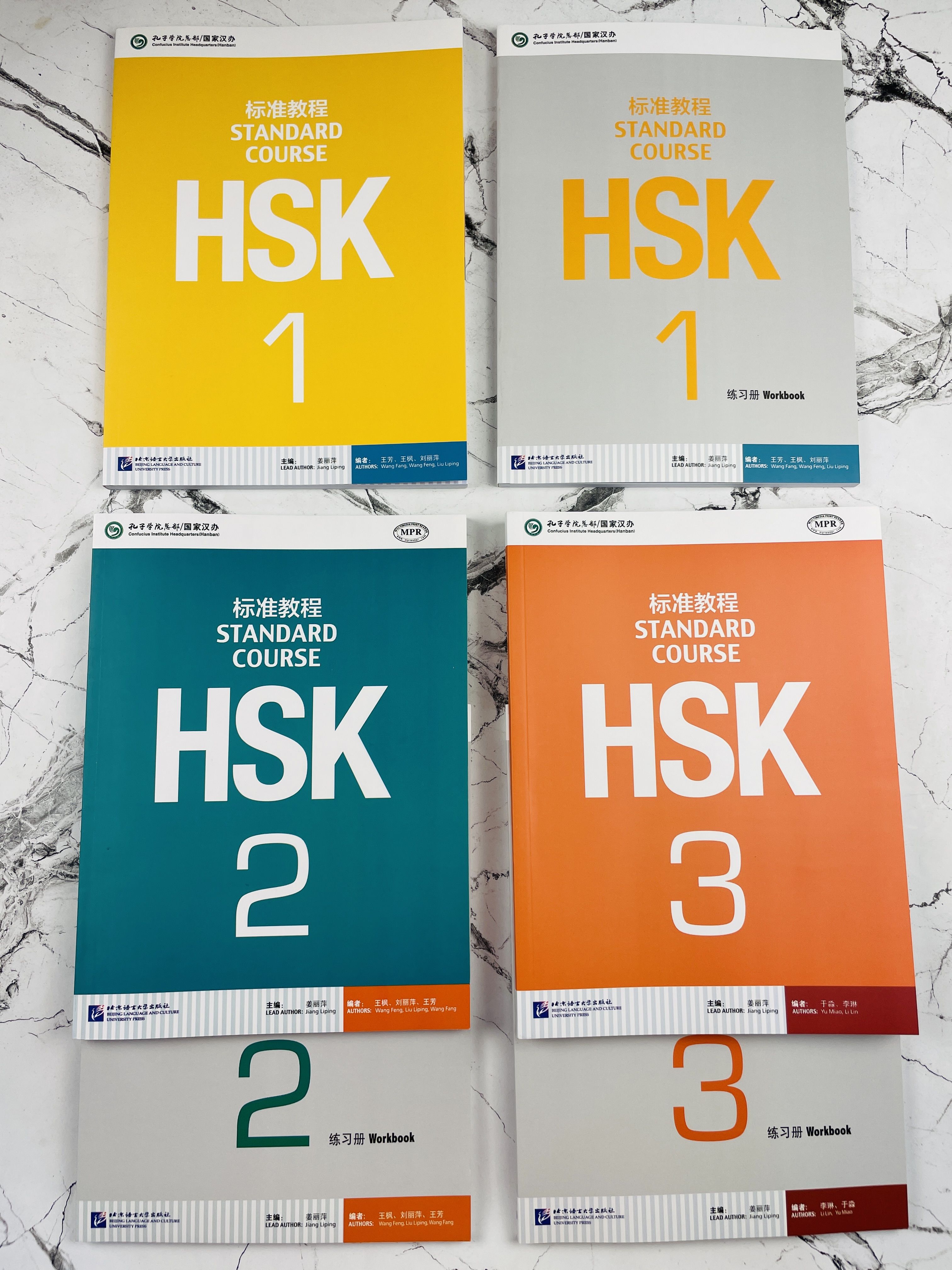 НАБОР HSK 1+ 2 + 3 Standard Course Students Book + Workbook + QR-code ...