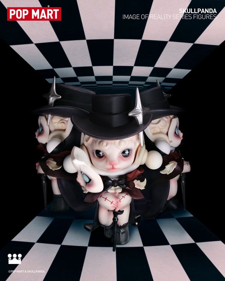 100% Original оригинал POP MART SKULLPANDA Image Of Reality Series ...