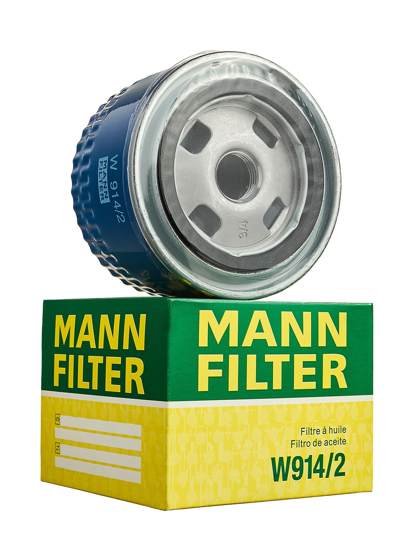 Фильтр масляный MANN-FILTER W 914/2 ВАЗ, Лада Гранта Ларгус Веста ...