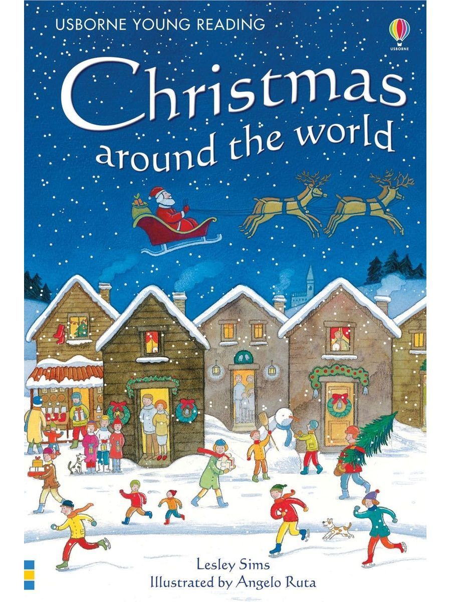 Usborne Young Reading 1 Christmas Around the World адаптированная книга ...