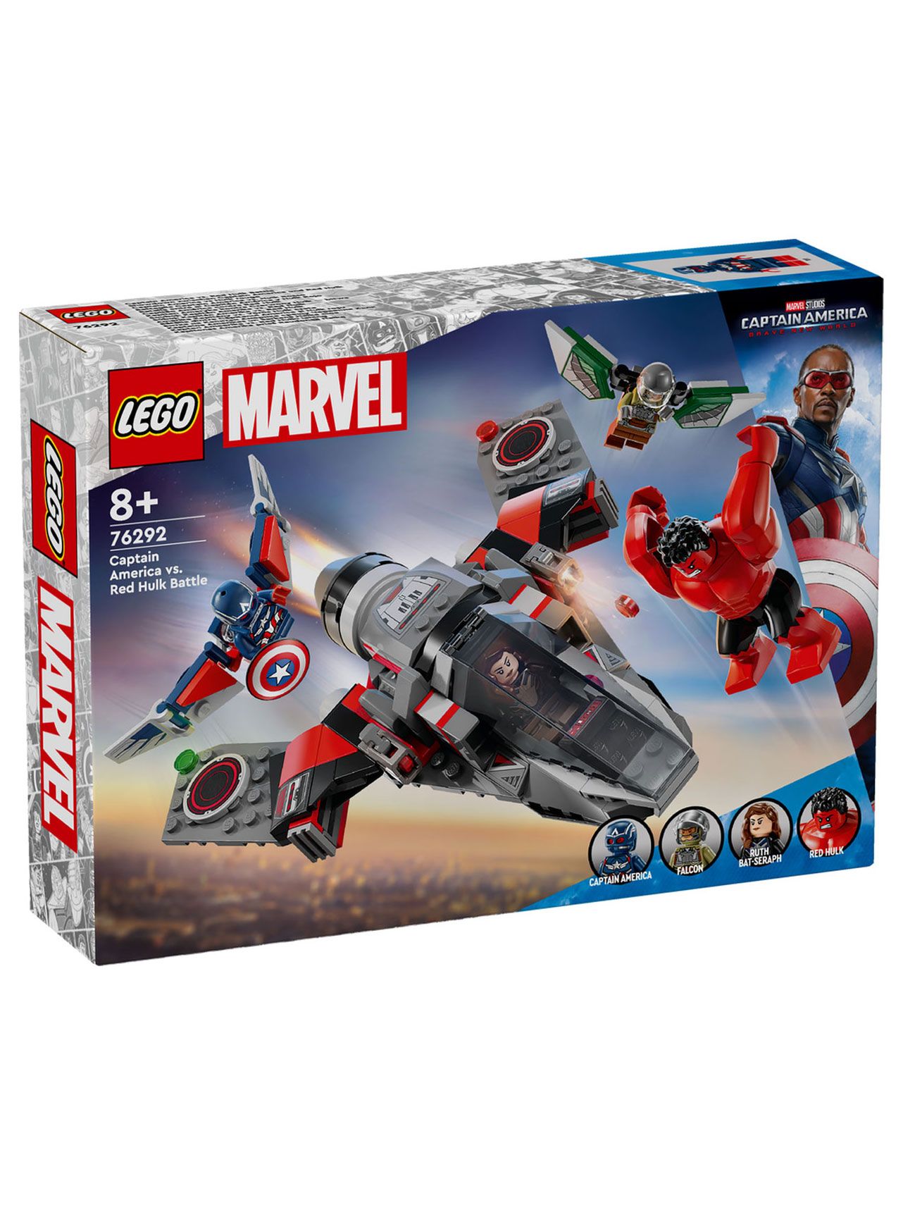 Конструктор LEGO Marvel Битва Капитана Америки против Красного Халка ...