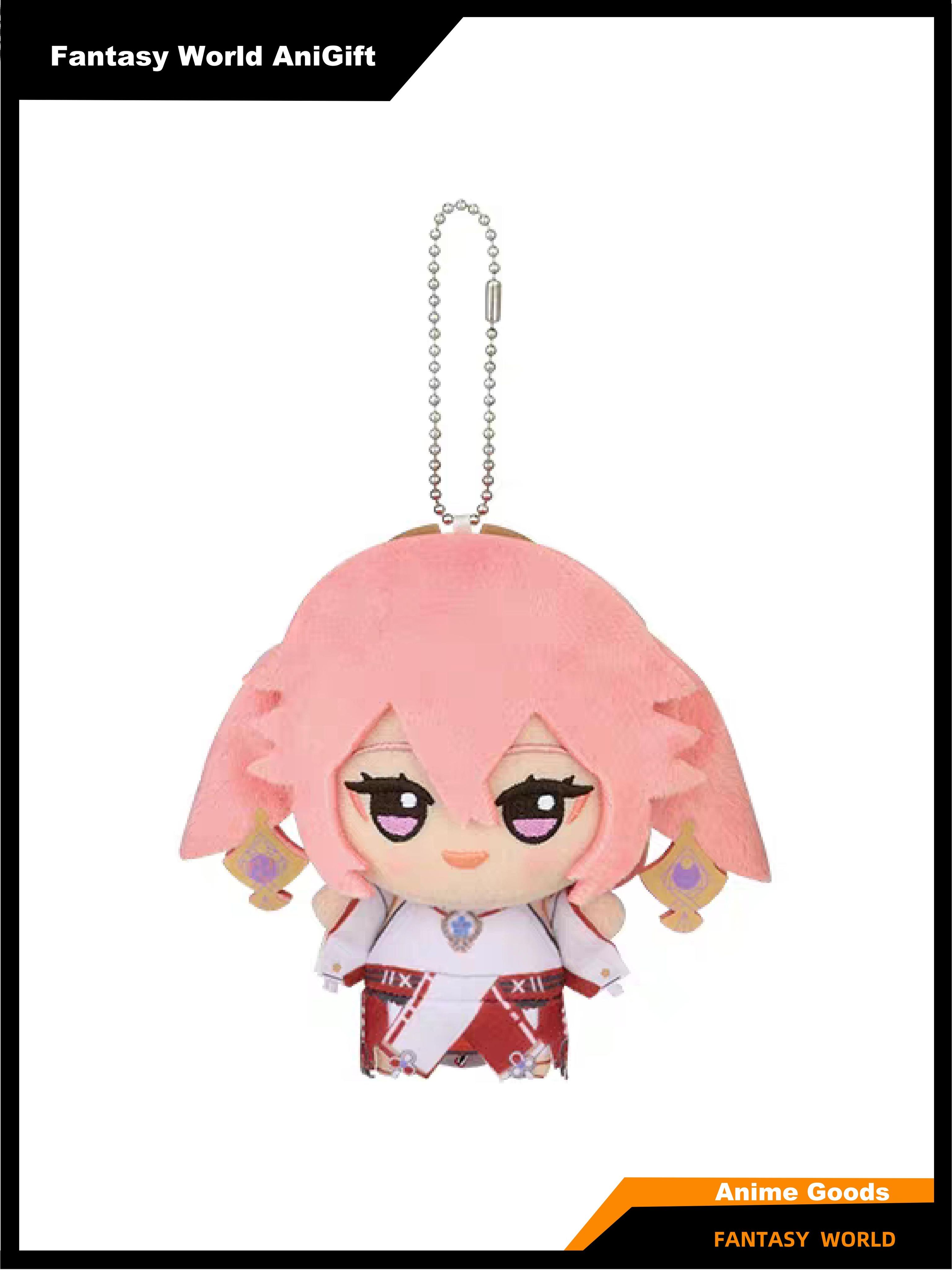 Мягкие игрушки Genshin Impact Mini Pals: Yae Miko Plush Keychain 11cm ...