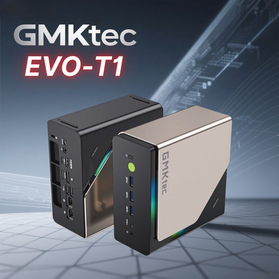 GMKtec Мини-ПК GMKtec EVO-T1 (Intel Core Ultra 9 285H, RAM 64 ГБ, SSD ...