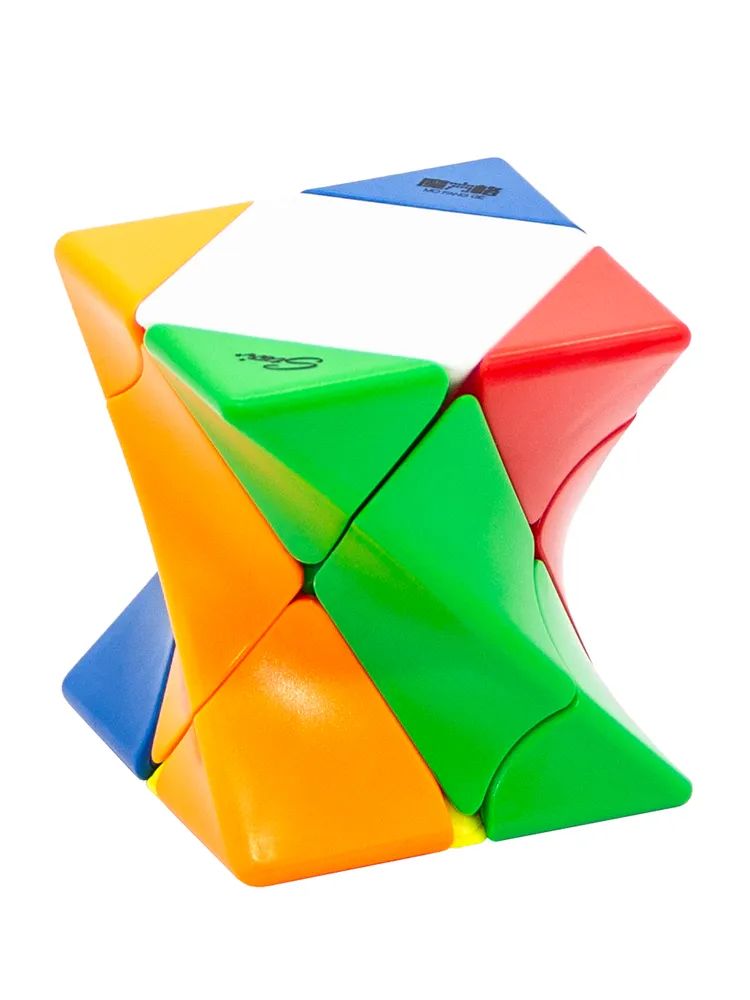 Кубик QiYi Twisty Skewb v2 stickerless / Головоломка для детей и ...