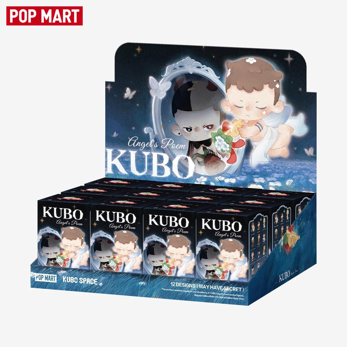 100% Original оригинал POP MART - KUBO Angel's Poem Series Figures ...