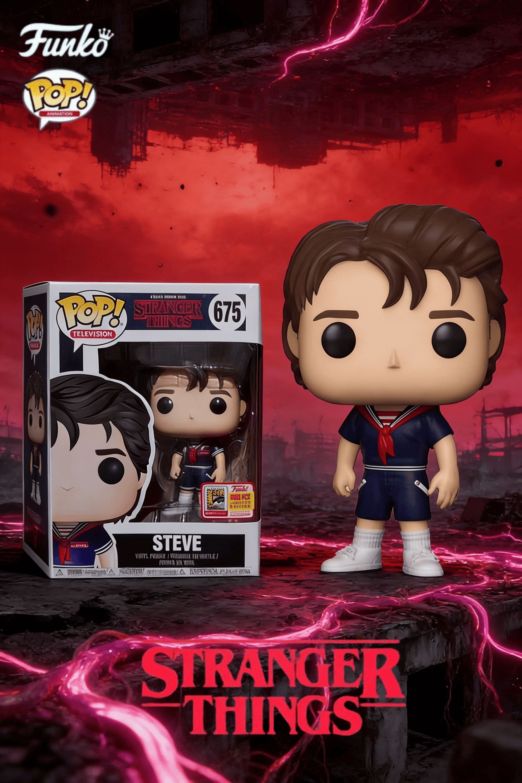 Фигурка Funko POP!/Фигурка Очень странные дела/ Stranger Things-Steve ...