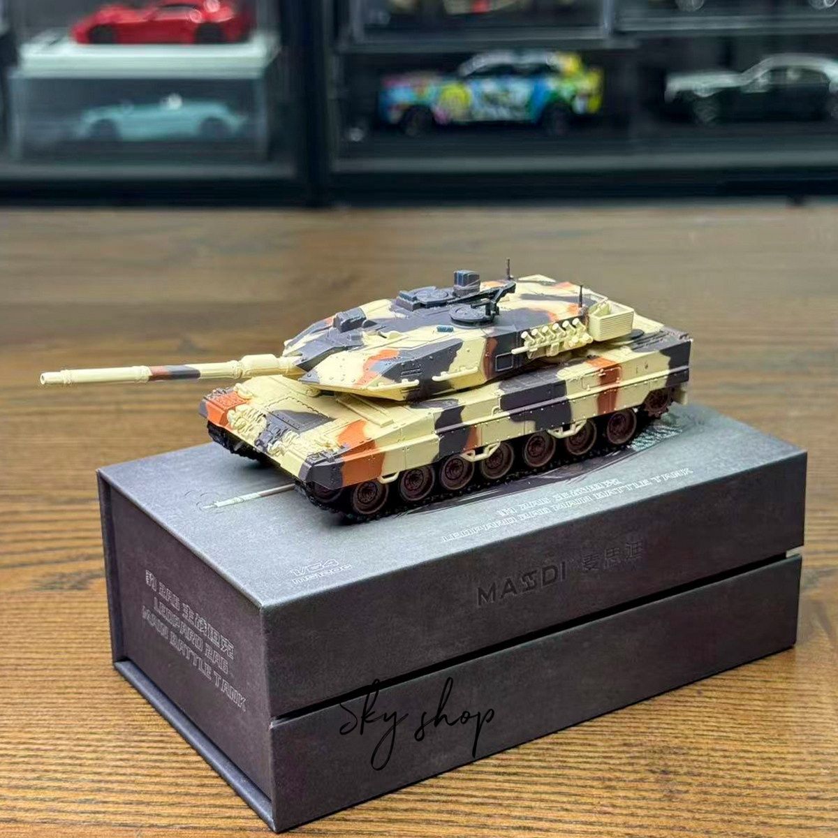 MASDI 1:64 Leopard 2A6 Main Battle Tank модель танка металлическая ...