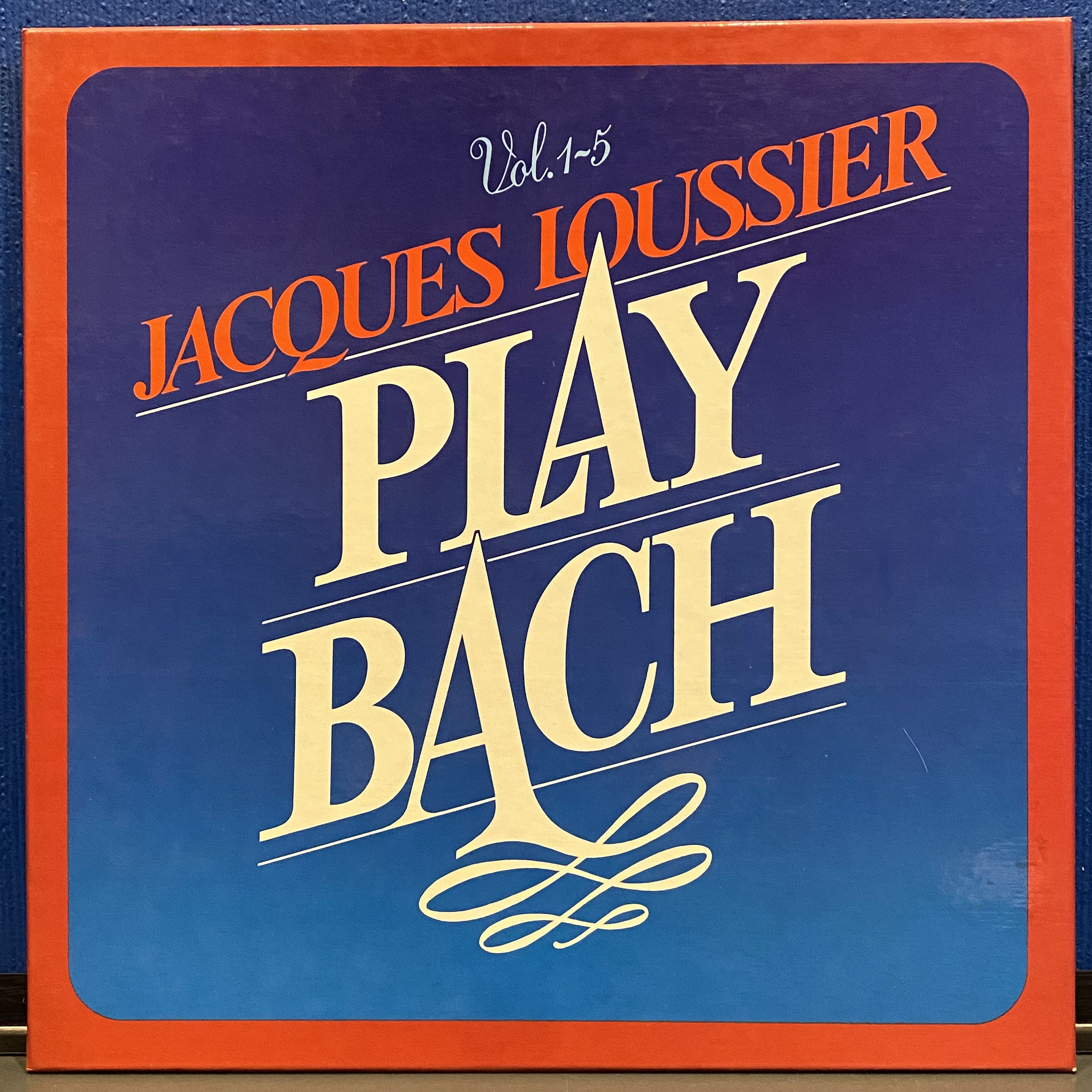 Jacques Loussier. Play Bach Vol 1-5. NM ПЕРВЫЙ ПРЕСС! 1978 5LP Box Set ...