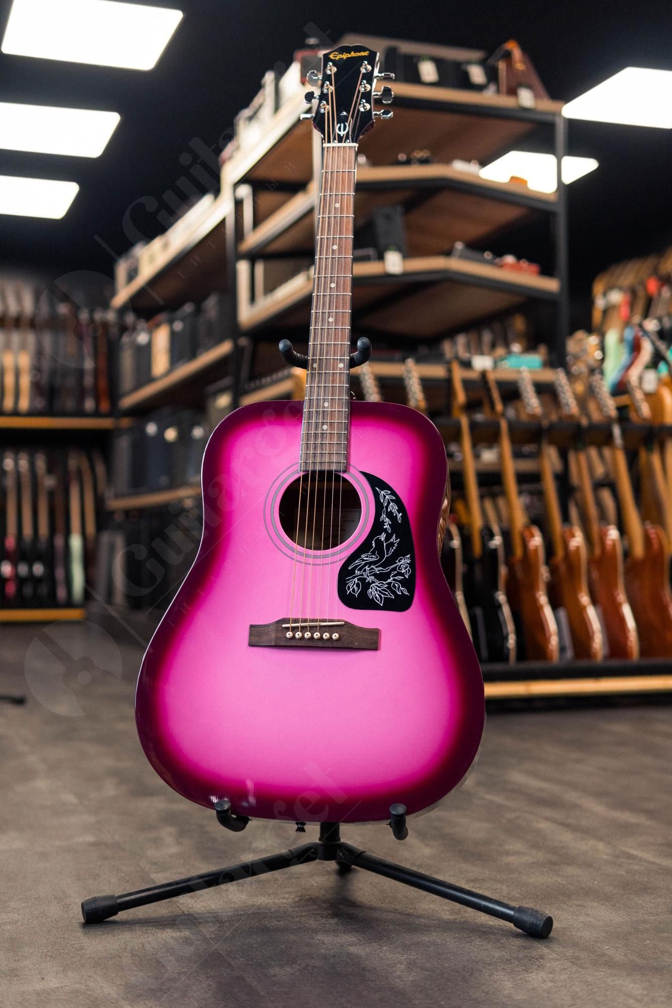 Акустическая гитара Epiphone Starling Hot Pink Pearl купить на OZON по ...