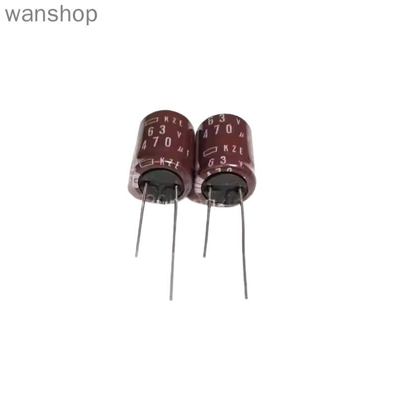 5 шт. 470мкФ 63В (470uF 63V 16x20мм) Алюминиевый электролитический ...