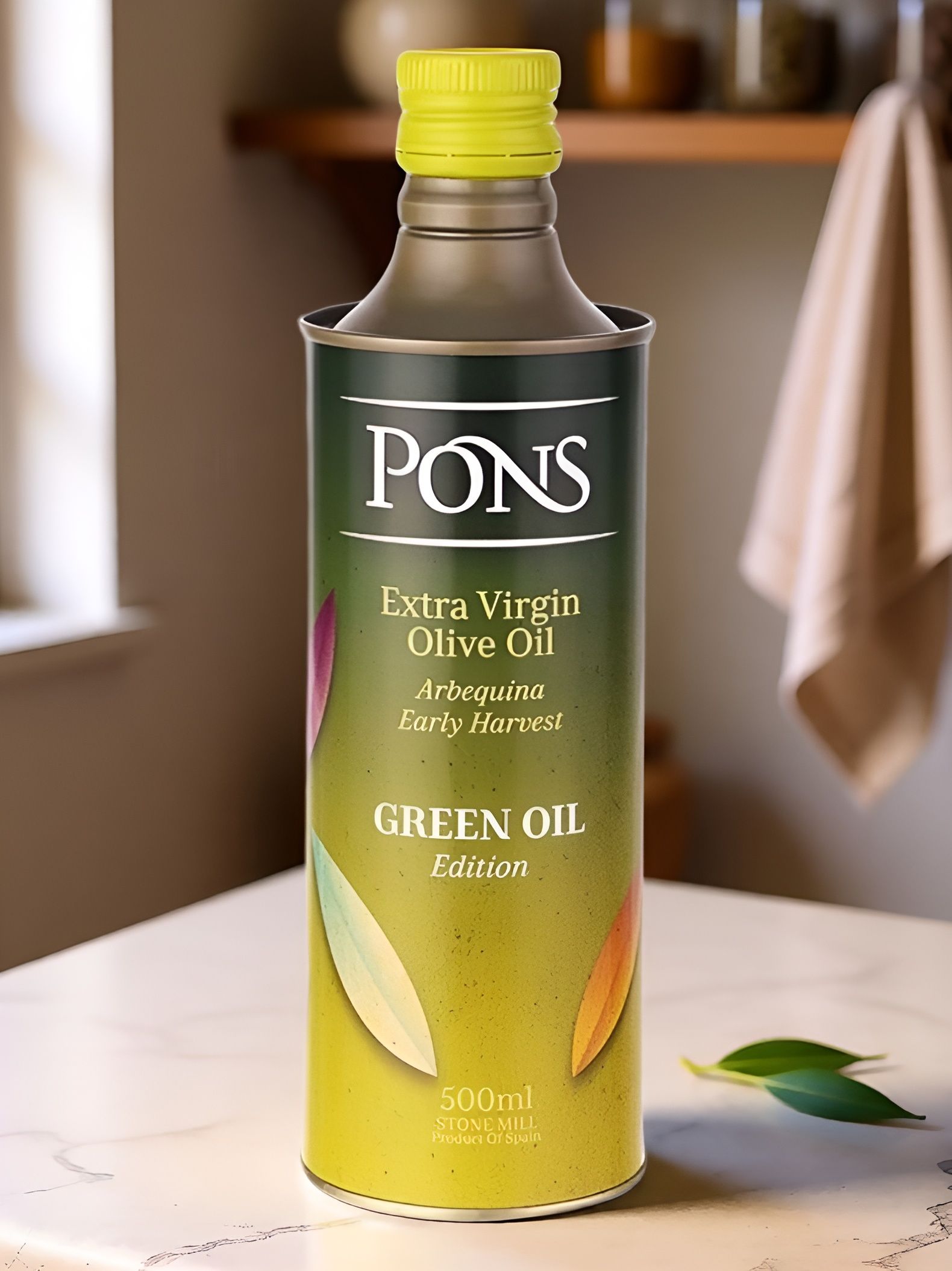 Масло оливковое Extra Virgin PONS GREEN OIL ИСПАНИЯ 500 мл ж/б купить ...