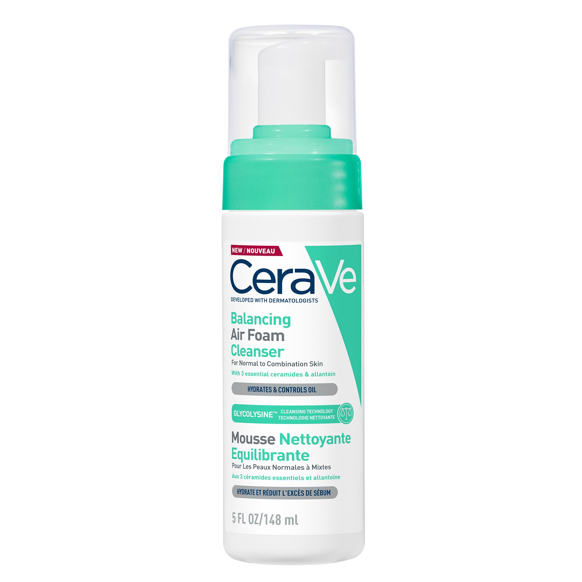 Пенка для умывания CeraVe Airfoam, 150 мл, для нормальной и ...