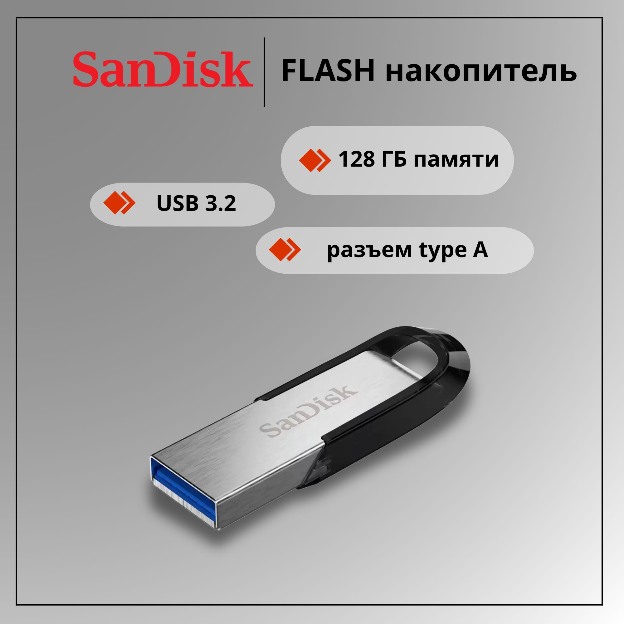 USB-флеш-накопитель SanDisk USB 128 ГБ 150, 25 купить c доставкой на ...