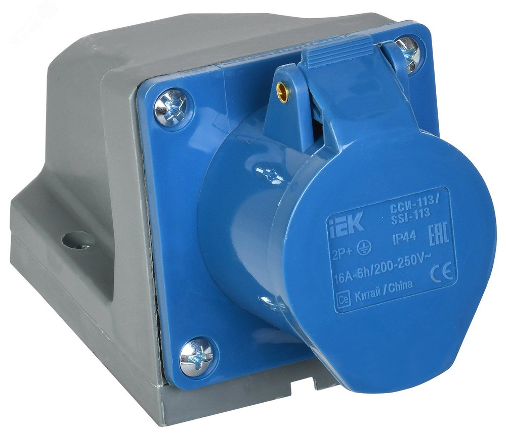 Розетка стационарная IEK 113 2Р+Е 16А 220В IP44 - 1 шт купить на OZON ...