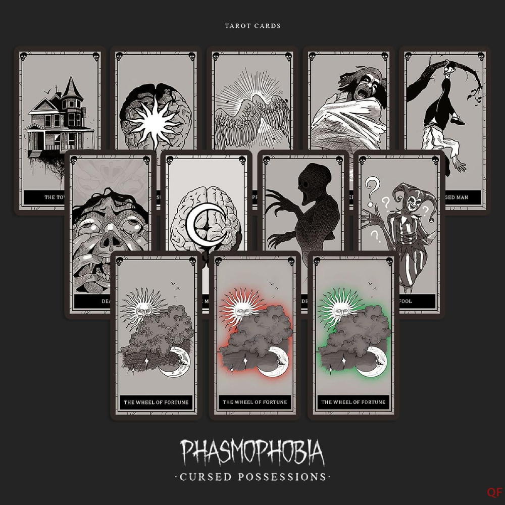 Карты таро с фазмофобией/phasmophobia tarot cards - купить с доставкой ...