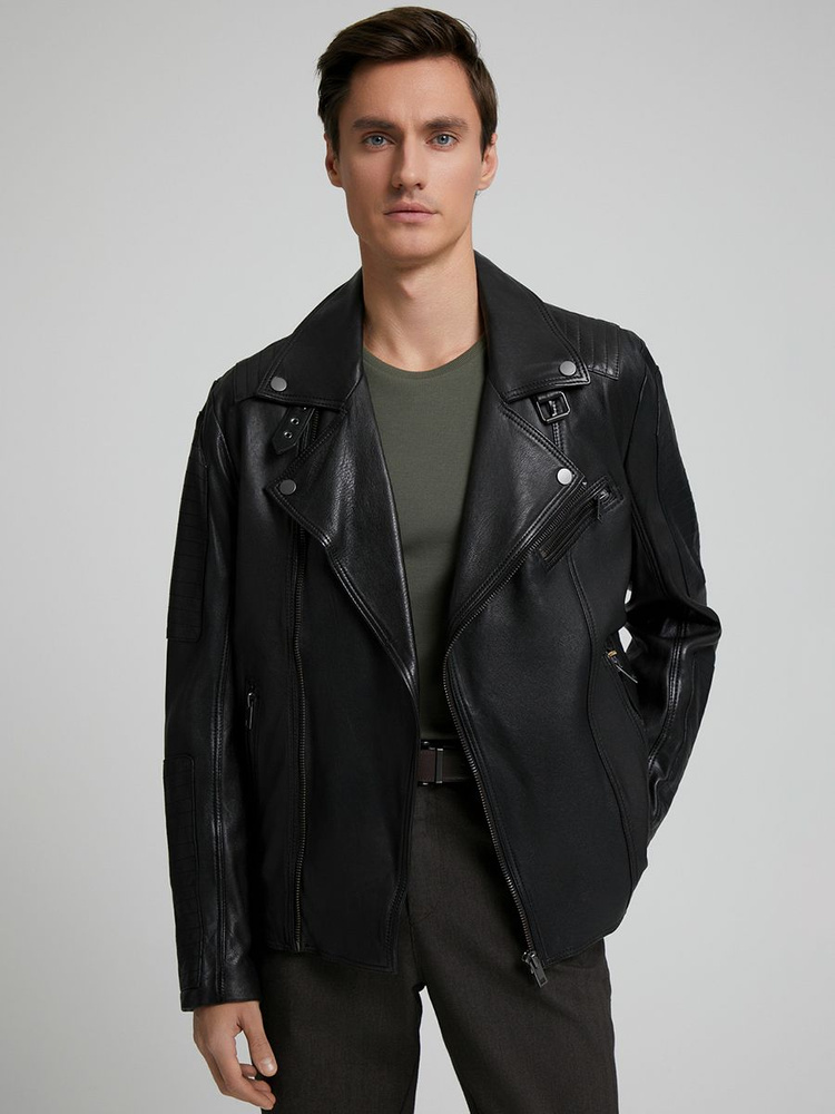 Куртка кожаная Urban Fashion for Men - купить с доставкой по выгодным ...