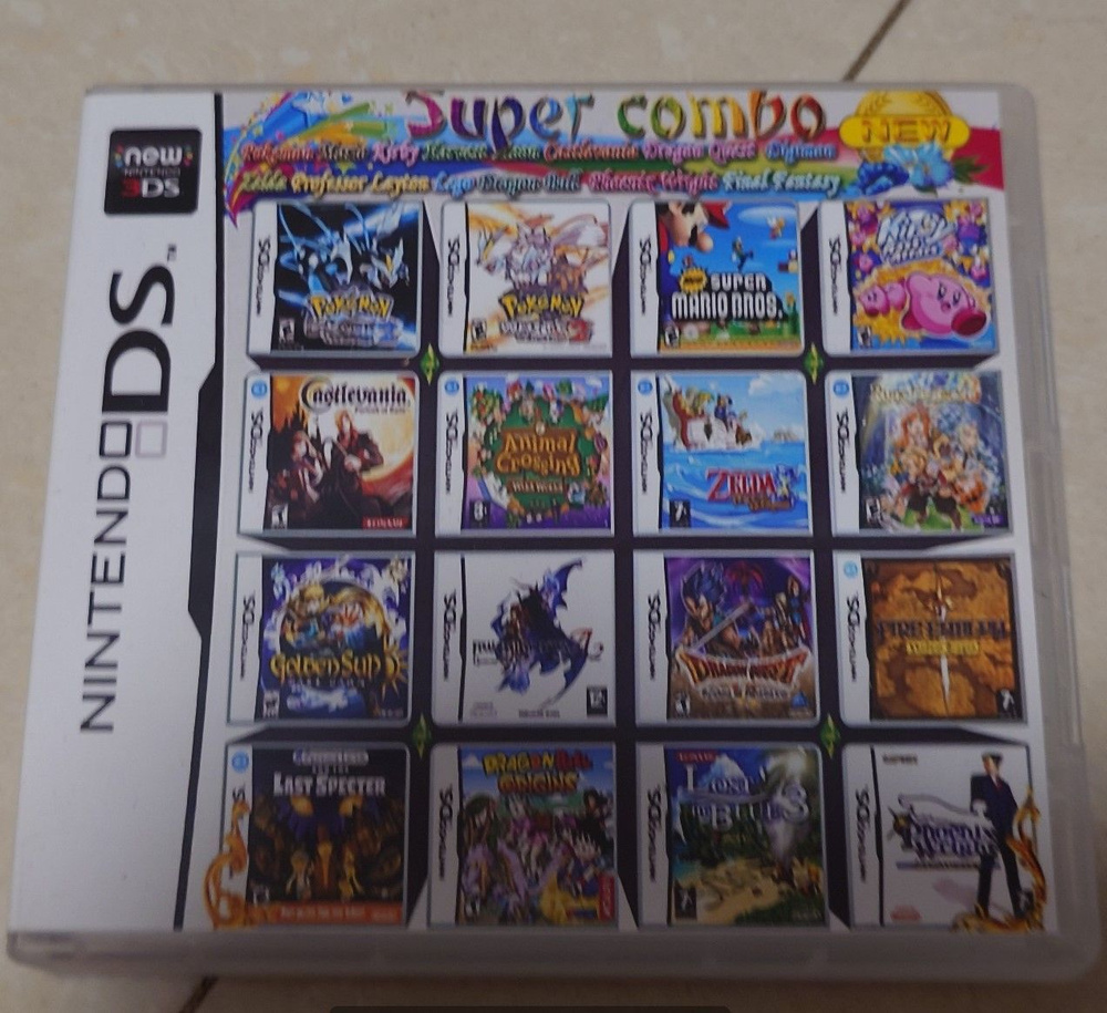 Игровая карта 3DS NDS 510 in 1 520 - in - 1 208 - in - 1 482 - in - 1 с ...