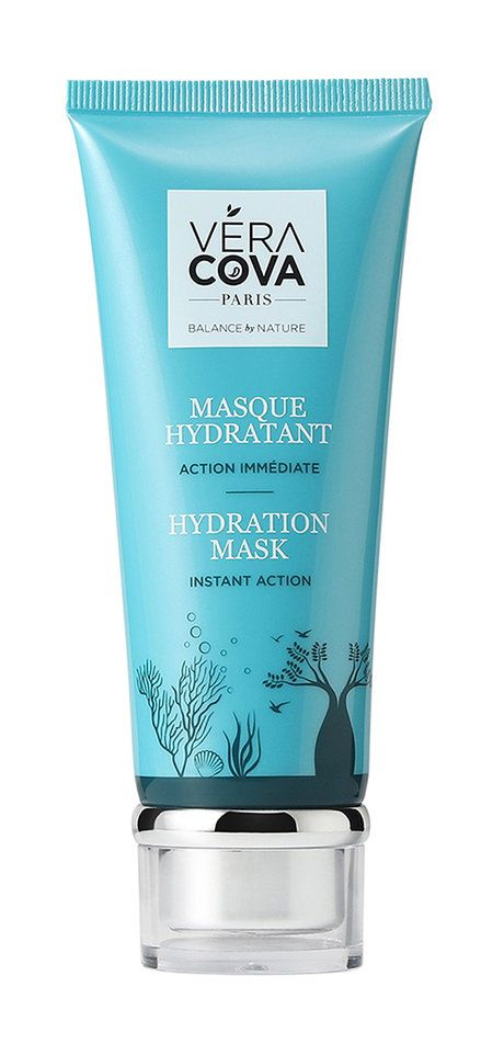 Увлажняющая маска для лица с зелеными водорослями и экстрактом баобаба ...