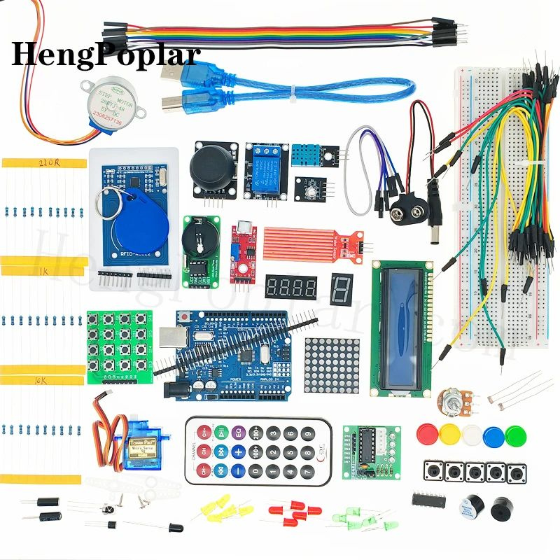 Стартовый набор для Arduino Uno R3 Rfid обучающий комплект в розничной коробке купить с