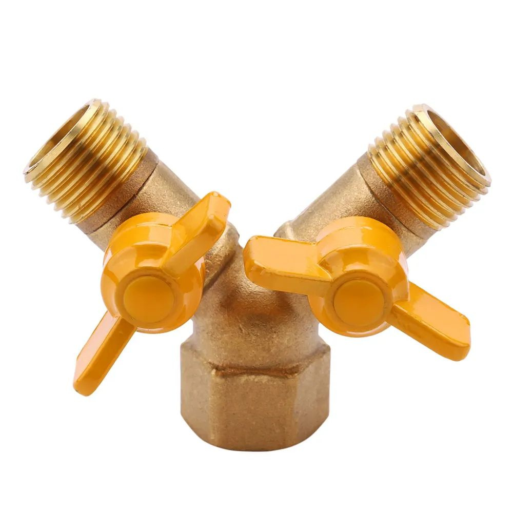 2-ходовой адаптер Faut 1/2 дюйма для наружного садового крана для ...